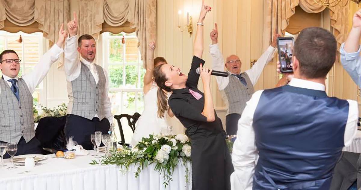 Hire Singing Waiters | Surprise Singers for Weddings UK