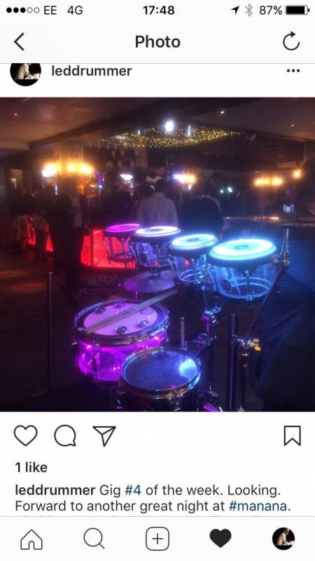 LED Drummer | Last Minute Musicians